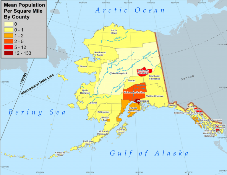Alaska: geografía humana | La guía de Geografía