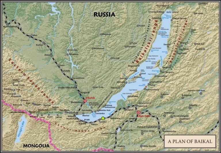 lago baikal mapa