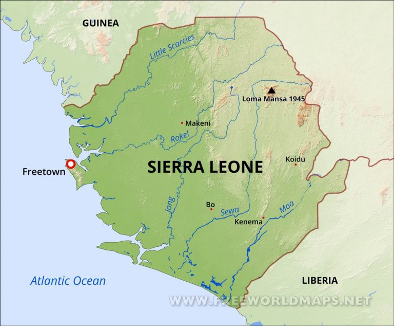 Sierra Leona: geografía física | La guía de Geografía