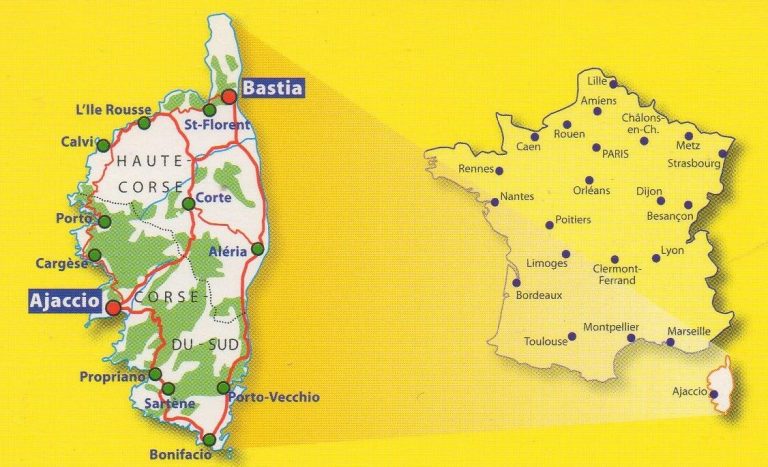Geografía de Córcega | La guía de Geografía