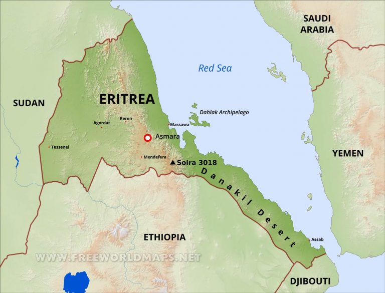 Eritrea: geografía física | La guía de Geografía