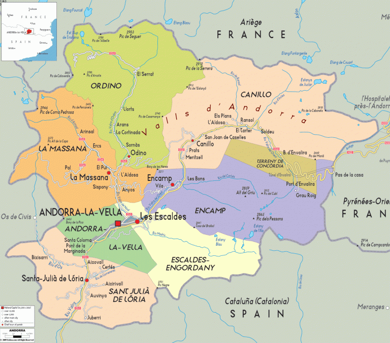 Geografía de Andorra | La guía de Geografía