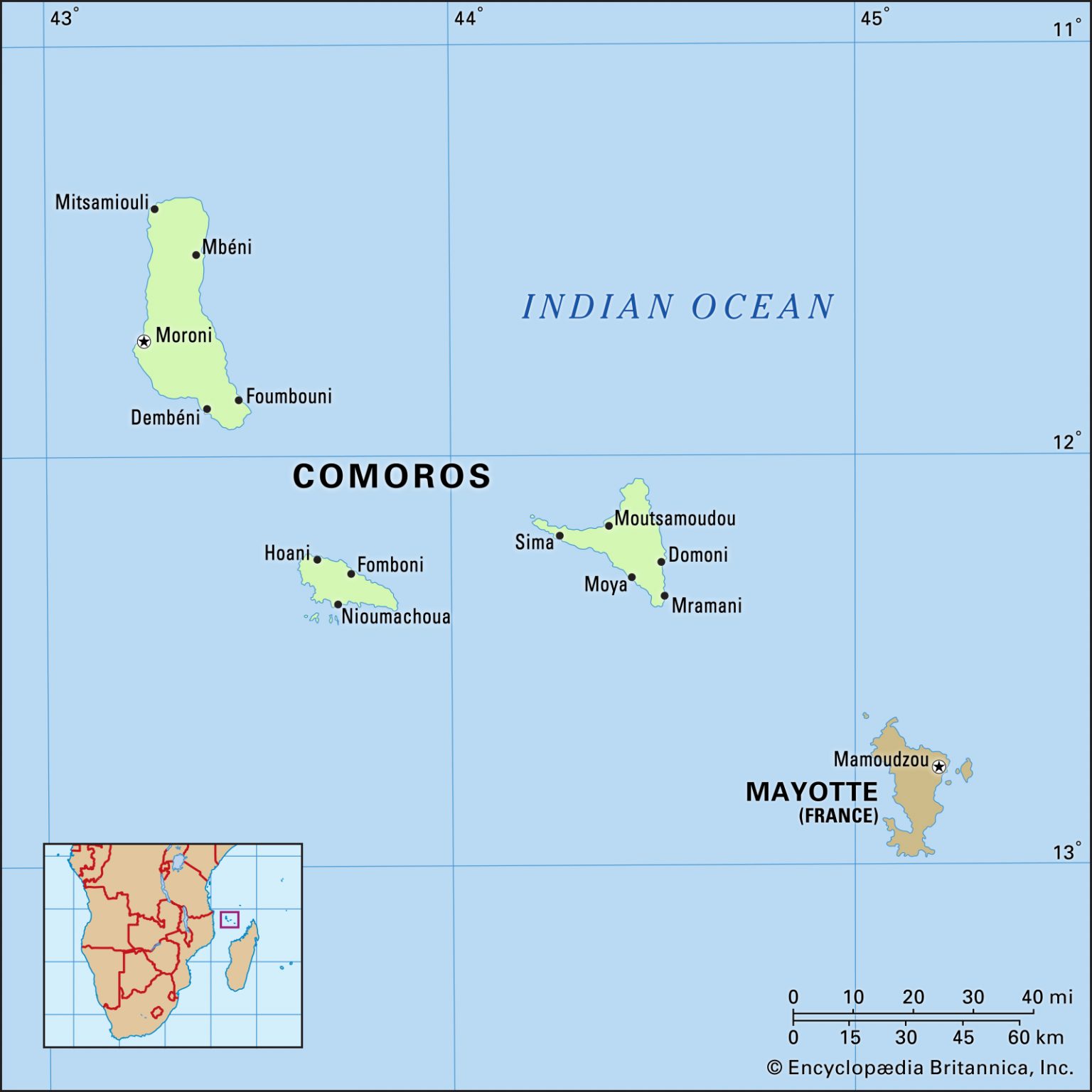 Islas Comores | La guía de Geografía