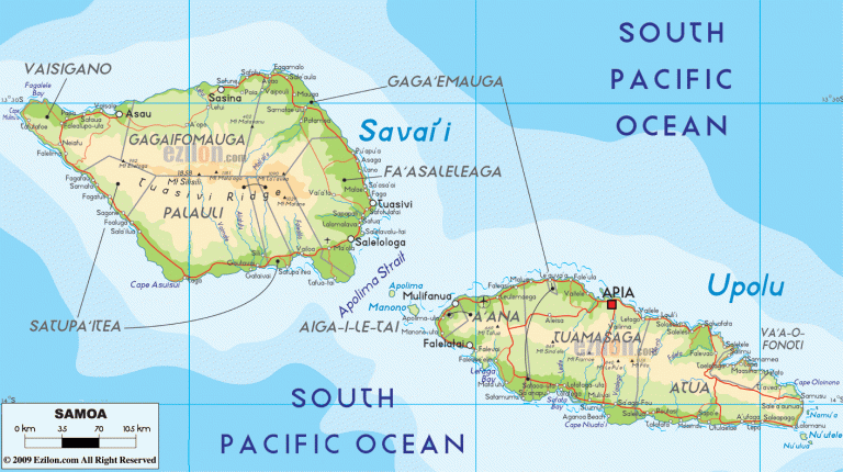 Geografía de Samoa | La guía de Geografía
