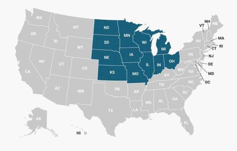 Medio Oeste de los Estados Unidos | La guía de Geografía
