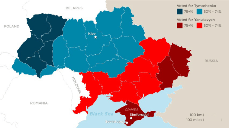 Mapas del conflicto entre Ucrania y Rusia | La guía de Geografía