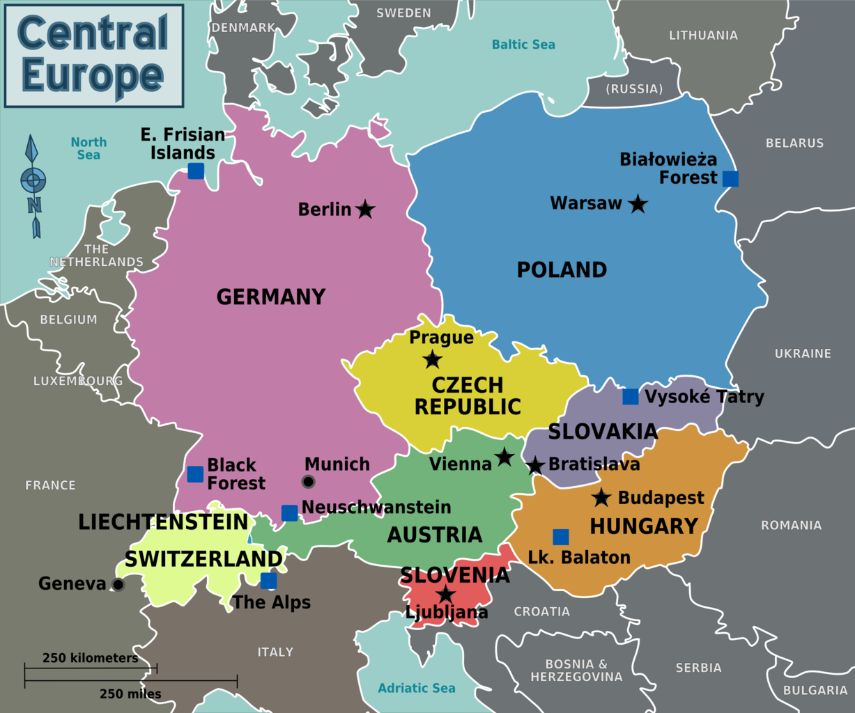 Europa Central Definici n Y L mites La Gu a De Geograf a Europa Central Definici n Y L mites La Gu a De Geograf a
