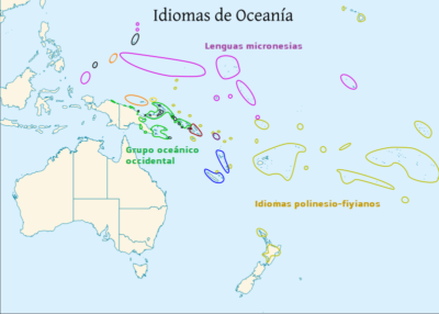 Idiomas de Oceanía | La guía de Geografía