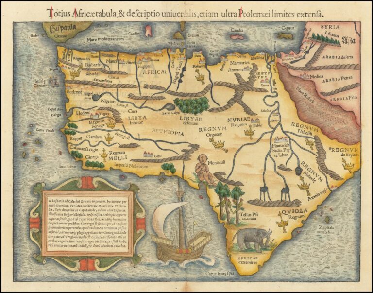 El primer mapa de África de la historia | La guía de Geografía