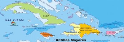 Las Grandes Antillas o Antillas Mayores | La guía de Geografía